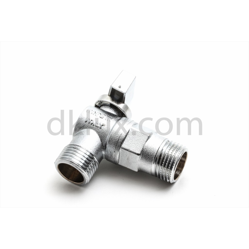 Усилен ъглов кран, сферичен FORNARA 1/2"МХ1/2"М. Гаранция и топ цена