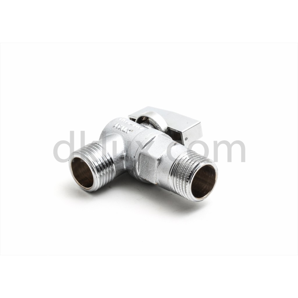 Усилен ъглов кран, сферичен FORNARA 1/2"МХ1/2"М. Гаранция и топ цена