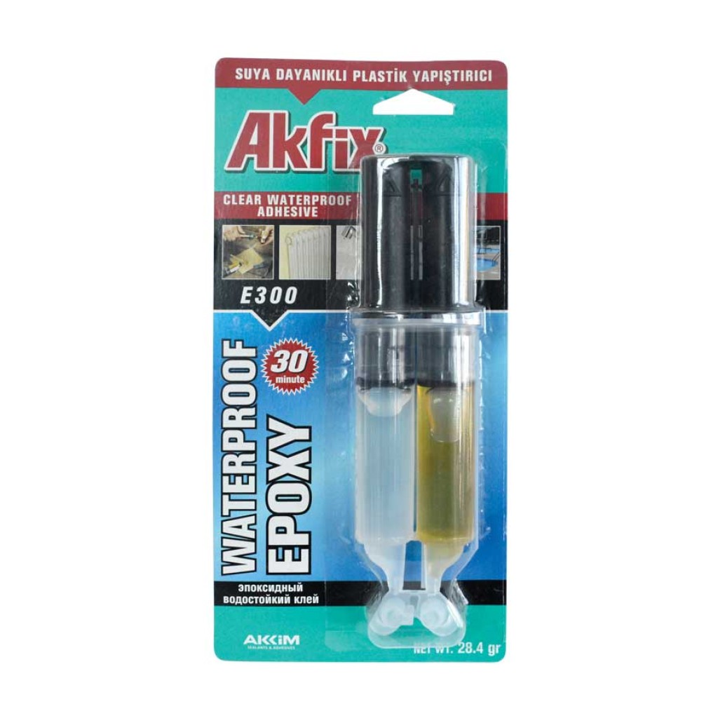 Епоксидно лепило E300 28.4 гр Аkfix водоустойчиво - E300 28.4 гр Аkfix ...