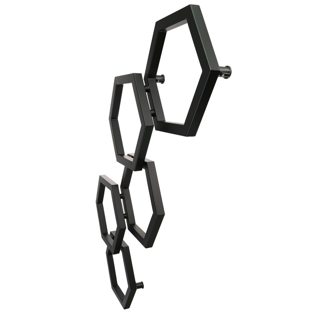 Дизайнерска лира за баня FAVO MINI 634x1068 ЧЕРЕН МАТ - Лира за баня ...