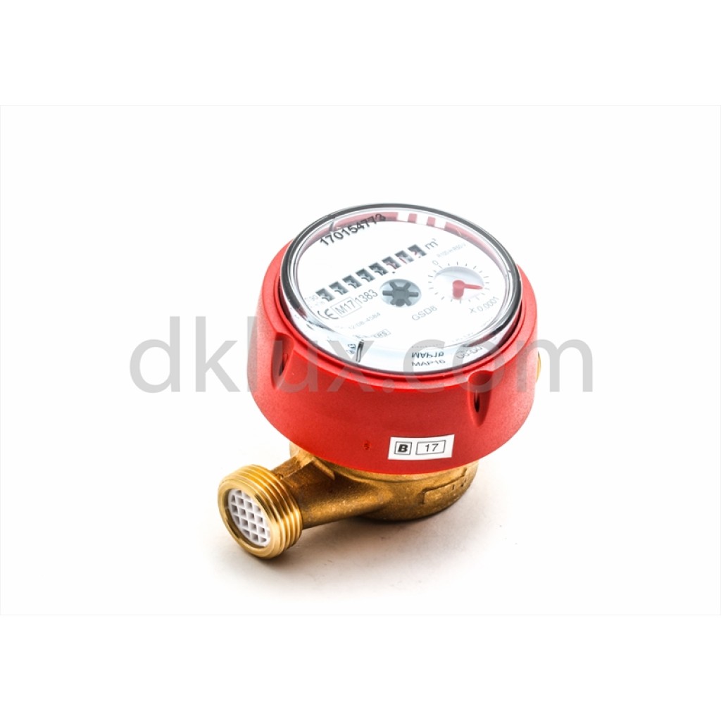 Водомер за топла вода 1/2'' DN15 B-METERS Италия. Гаранция и топ цена